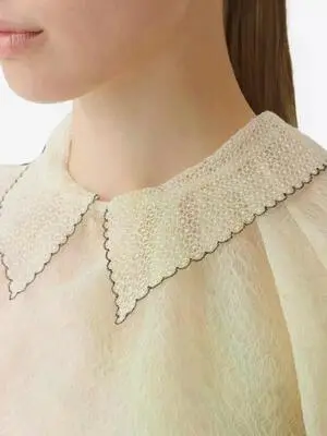 Fabiana Filippi Lace Collar Top