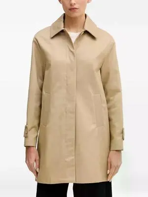 BENETTON Button-fastening Straight Coat