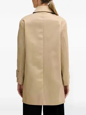 BENETTON Button-fastening Straight Coat