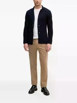 BENETTON Knitted Notch-lapel Blazer