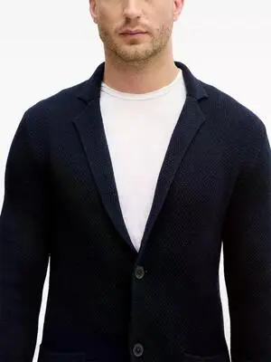 BENETTON Knitted Notch-lapel Blazer