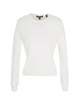 Emporio Armani Jacquard Knit Crew Neck Sweater