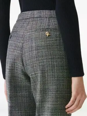 Fabiana Filippi Charcoal Tweed Tailored Trousers