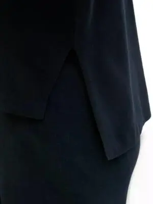 BENETTON Drawstring Hood Side Slit Hoodie