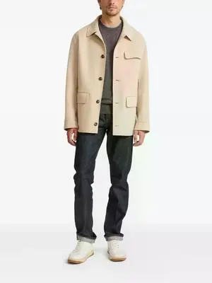 YVES SALOMON Wool-cashmere Shirt Jacket