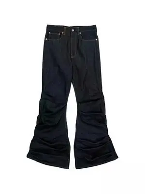 Junya Watanabe Bunched-hem Flared Jeans
