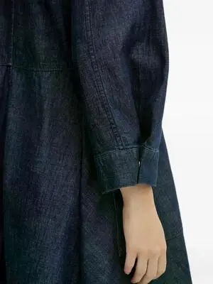 BENETTON Denim Flared Mini Dress