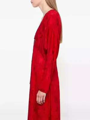 Zadig&Voltaire Rouna Jac Horses Dress - Red
