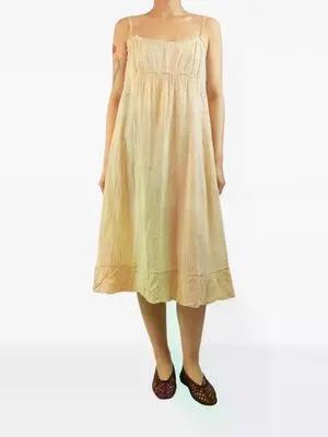 DOSA Sleeveless Spaghetti Strap Square Neck Midi Dress