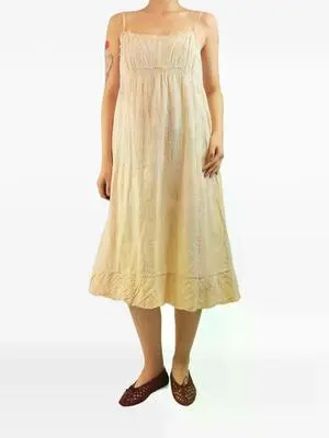 DOSA Sleeveless Spaghetti Strap Square Neck Midi Dress