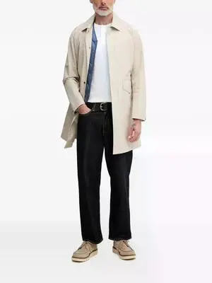 BENETTON Quilted Gilet-layered Coat