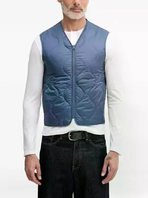 BENETTON Quilted Gilet-layered Coat