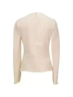TOM FORD Frayed-edge Long-sleeve Top