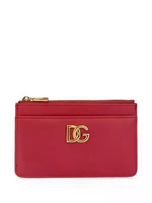 Dolce & Gabbana Logo-plaque Card Holder - Red
