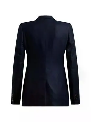 Tagliatore Peak Lapel Single-breasted Blazer