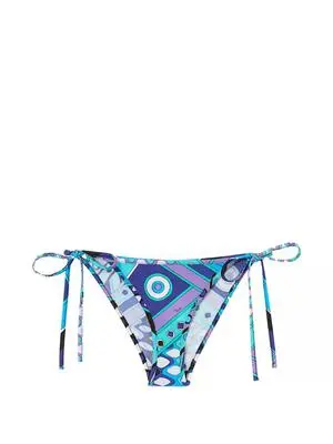 Emilio Pucci Vivara Print Bikini Bottom - Blue