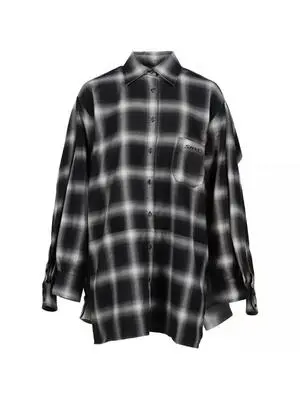 SRVC STUDIO Deconstructed Check Shirt