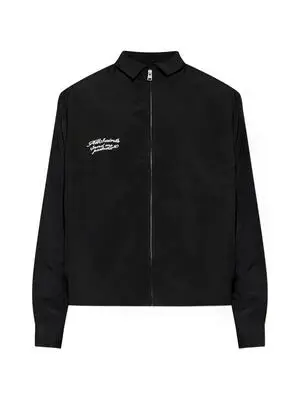 ALLSAINTS Embroidered Logo Shirt Jacket