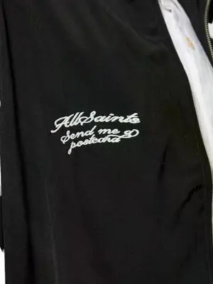 ALLSAINTS Embroidered Logo Shirt Jacket