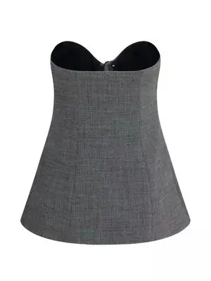 Magda Butrym Asymmetrical Sweetheart-neck Corset