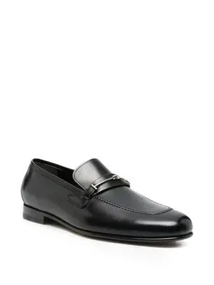 TOM FORD Gigi T-hardware Leather Loafers