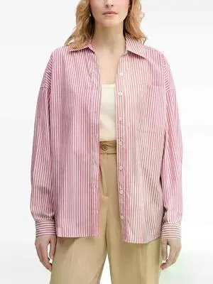 BENETTON Vertical Stripe Button-up Shirt