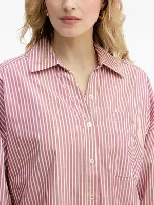 BENETTON Vertical Stripe Button-up Shirt
