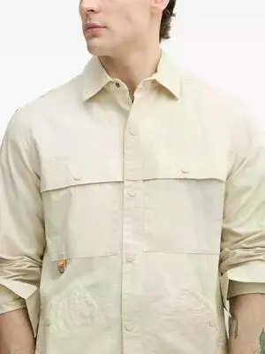 BENETTON Ripstop-textured Multi-pocket Shirt