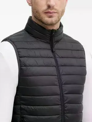 BENETTON Quilted High-neck Gilet