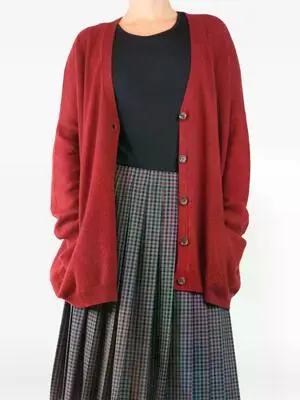 MERCI V-neck Wool Cardigan