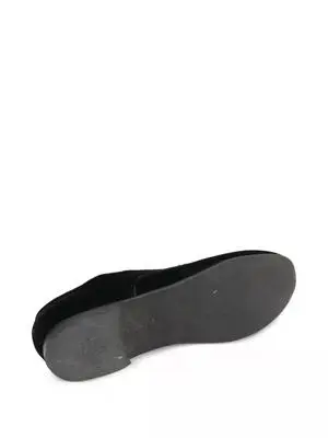 DANIELA GREGIS Lace-up Velvet Loafers