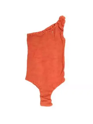 Manebí One-shoulder Seersucker Swimsuit