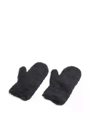 Max Mara Teddy-texture Mittens