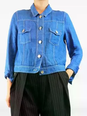 BRORA Cropped Linen Jacket