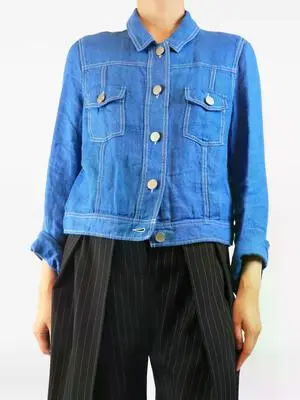 BRORA Cropped Linen Jacket