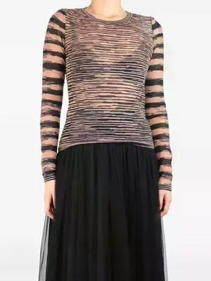 Missoni Abstract Stripe Knit T-shirt