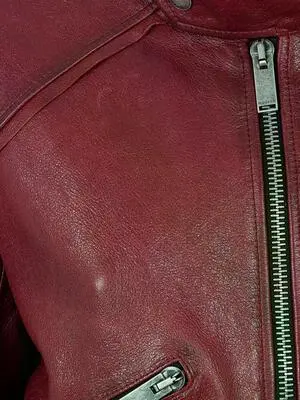 Alexander McQueen Cropped Leather Jacket