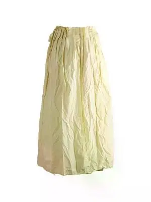 DANIELA GREGIS Crinkled Effect Maxi Skirt