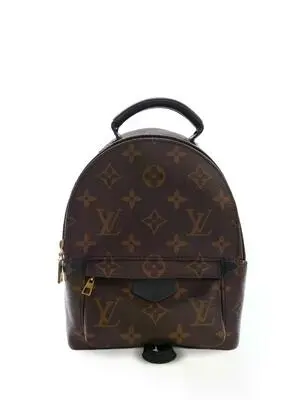 LOUIS VUITTON 2020 Monogram Mini Palm Springs Backpack - Brown