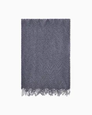 Giorgio Armani Giorgio Armani Cashmere Stole Grey