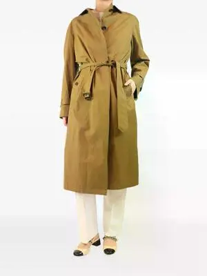 MARGARET HOWELL Buttoned Belted Trench Coat