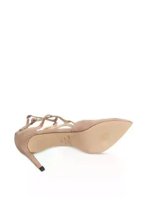 JIMMY CHOO Pointed-toe Suede Pumps