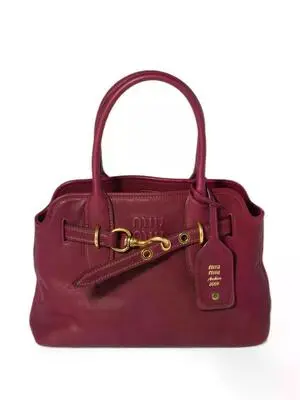 Miu Miu Aventure Nappa Leather Bag