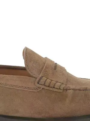 TOD'S Suede Slip-on Loafers
