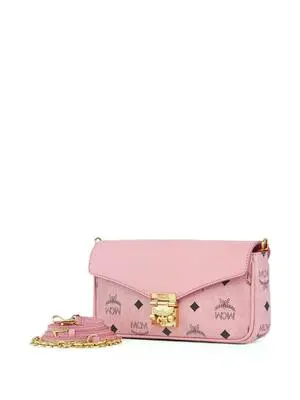 Mcm Medium Tracy Visetos Cross Body Bag