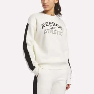 REEBOK Fleece Crew Sweatshirt - Chalk