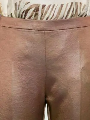 PENNYBLACK Pagaia Satin Finish Pressed-crease Trousers