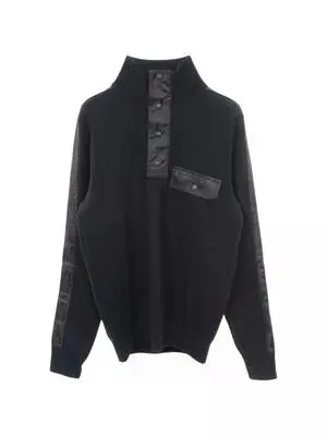 Dior Oblique Paneled High Neck Sweater