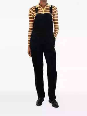 BRORA Navy Cotton Corduroy Jumpsuit