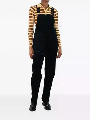 BRORA Navy Cotton Corduroy Jumpsuit